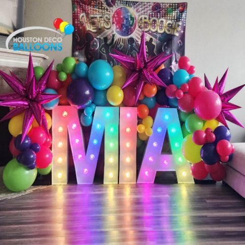 Marquee Letters & Numbers Rental - Houston Deco Balloons